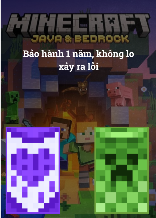 Mua Tài Khoản Minecraft Uy Tín, Giá Rẻ - Shop Minecraft Số 1 Việt Nam